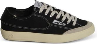Autry Homme, Chaussures, Noir, Taille: 41 EU Windscape Low Canvas Suede Baskets