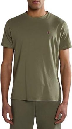 Napapijri S-Turin T-Shirt Homme, Olive, Medium