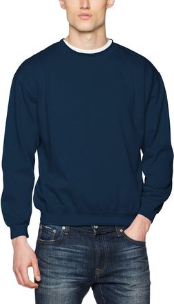 James & Nicholson Herren Sweatshirt Round - Sweat - Heavy, Gr. XXX-Large, Blau (petrol)