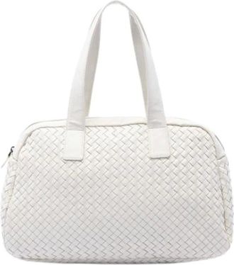Bottega Veneta Pre-owned Cuir sacs-main - Femme - Pre-owned - Blanc - Taille: ONE Size