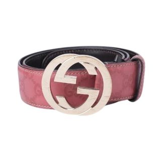 Gucci Pre-owned Guccissima G&uuml;rtel - - Pre-owned - Damen - Rosa - ONE SIZE