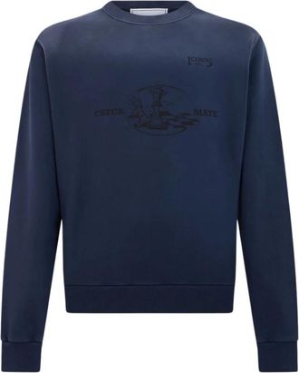 Iceberg Rundhals-Sweatshirt - - Sweatshirts & Hoodies - Herren - Blau - L