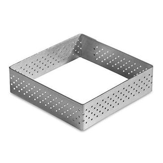 Städter Ausstecher Tarte-Rahmen 15 x 15 cm/Höhe 2 cm quadratisch
