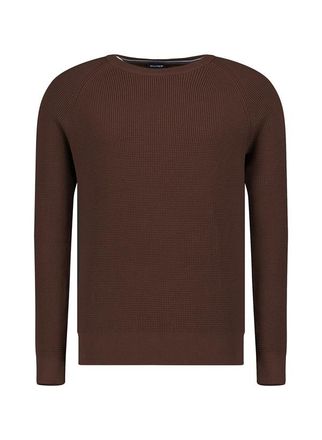 Olymp Herren Pullover braun unifarben