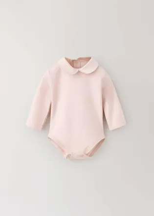Mango Combinaison pyjama enfant en coton &agrave; col Claudine rouge - Home - 12-18 mois - MANGO HOME