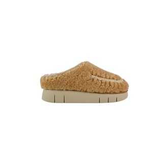 Mou Stylischer Clog mit Maxi-Naht - - Shoes - Damen - Braun - 40 EU