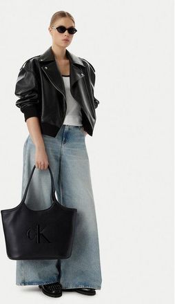 Calvin Klein Handtasche Bold Ck LV04F3562G Schwarz