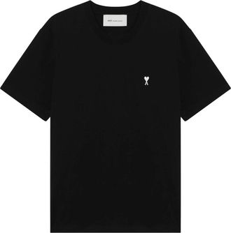 Ami Homme, Tops, Noir, Taille: S De Coeur T-shirt
