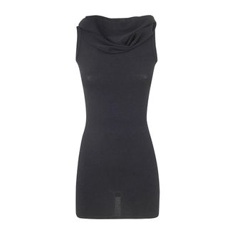 Wardrobe.NYC Wardrobe.nyc, Femme, Robes, Noir, Taille: 38 FR Robe Courte Bardot