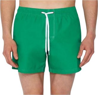 Sundek Homme, Maillots de bain, Vert, Taille: L Iconic Taffeta Swim Shorts