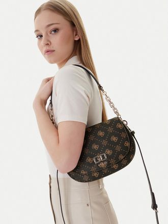 Guess Handtasche Guess Emelie Logo HWGP99 28200 Braun