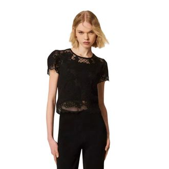 Twinset Damen, Blusen & Hemden, Schwarzk, XLGr&ouml;&szlig;e