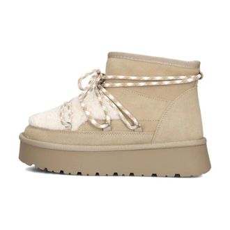 Notre-V Beige Schneestiefel Femm - - Shoes - Damen - Beige - 37 EU
