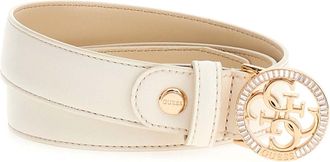 Guess Gürtel Adjustable Belt W105 Cream creme kürzbar