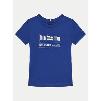 Tommy Hilfiger T-Shirt KB0KB09350 S Blau Regular Fit
