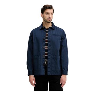 Barbour Surchemise Cole - Homme - Vestes - Bleu - Taille: 2XL