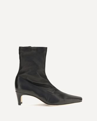 Staud Wally Sock leather Ankle Boots Female 36.5