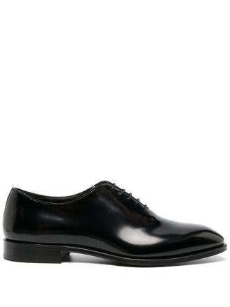 Canali Oxford-Schuhe aus Lackleder - Schwarz
