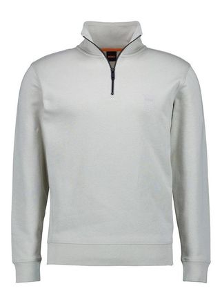 Boss Orange by Hugo Boss BOSS Orange Herren Pullover grau Baumwolle unifarben