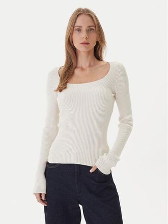 Kontatto Pullover 3M0830C Écru Slim Fit