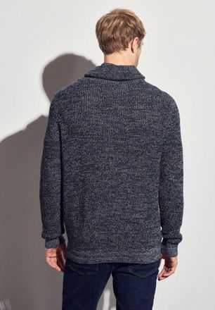 Street One Men Strickpullover aus reiner Baumwolle