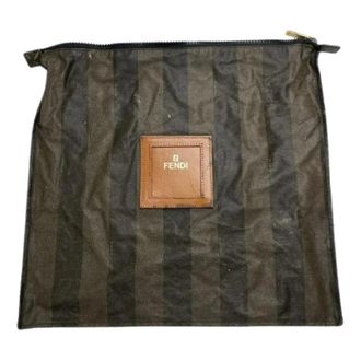 Fendi Pre-owned Vintage Gestreifte Pochette - - Pre-owned - Damen - Braun - ONE SIZE