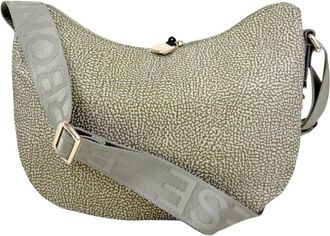 Borbonese Femme, Sacs, Vert, Taille: ONE Size Luna Bag Small