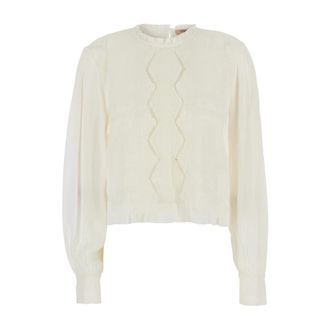 Twinset Bluse - - Blouses & Shirts - Damen - Wei&szlig; - L
