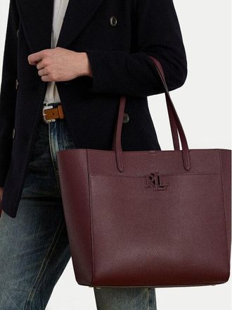 Lauren Ralph Lauren Handtasche Large Cameryn 431960183010 Dunkelrot