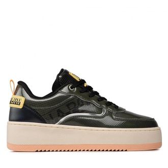 Napapijri Gr&uuml;ner River Sneaker mit Silbernen Details - - Shoes - Damen - Gr&uuml;n - 41 EU
