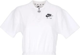 Nike Air Pique Polo - - Sport - Damen - Wei&szlig; - L