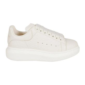 Alexander McQueen Wei&szlig;e Ledersneaker mit Logo - - Shoes - Damen - Wei&szlig; - 35 EU