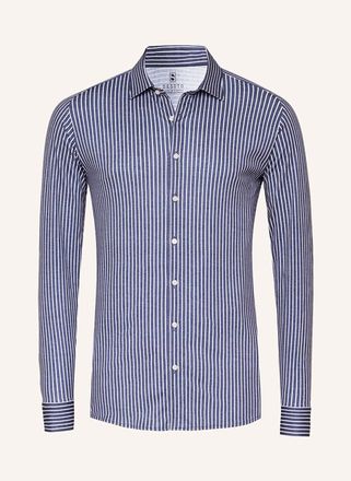 DeSoto Desoto Jerseyhemd Slim Fit blau