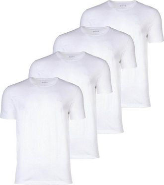 BOSS T-Shirt Herren T-Shirt 4er Pack Baumwolle (Packung, 4er Pack)