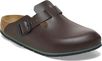 Birkenstock Boston Pro Chaussons en cuir pour homme et femme - Sabots - Certifi&eacute;s EN ISO 20347:2043 - Chaussures professionnelles pour la m&eacute;decine, la restauratio