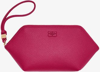 Ganni Bou-Kosmetiktasche in Rot Persian