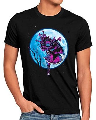 style3 Nezuko Moonshine T-Shirt Homme Demon Anime Japan Manga, Taille:3XL