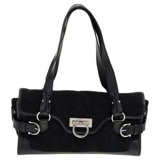 Ferragamo Pre-owned Leder Handtaschen - - Pre-owned - Damen - Schwarzk - ONE SIZE