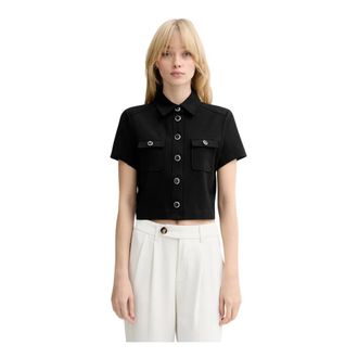 Guess Olga Shirt - - Blouses & Shirts - Damen - Schwarzk - L