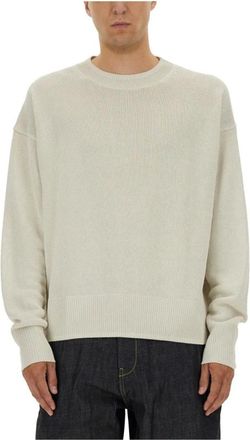 STUDIO NICHOLSON Homme, Pulls, Blanc, Taille: L Kami Knit