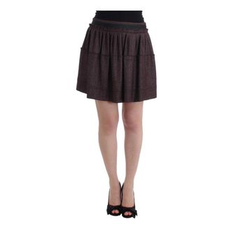 Gianfranco Ferre Femme, Jupes, Violet, Taille: 36 FR Jupe Mini Violette avec Logo