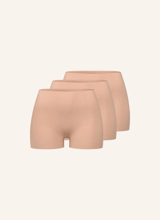 erlich textil Erlich Textil 3er Pack Casual Cotton Panty Aus Bio-Baumwolle - Nahtlose Kanten braun