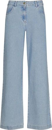 Marie M&eacute;ro Femme, Jeans, Bleu, Taille: 44 FR Denim Longue Coupe Droite Cinq Poches
