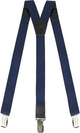 Glamexx24 Bretelles pour hommes et femmes : r&eacute;glables en forme de Y taille unique pantalon de travail bretelles pour hommes et femmes avec clip en m&eacute;tal solide,