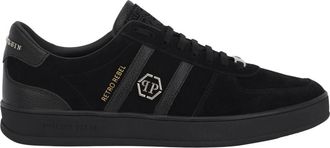 Philipp Plein unisex, Chaussures, Noir, Taille: 41 EU Low-Top Baskets Retro Rebel