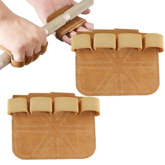Generic Griffe F&uuml;r Das Fitnessstudio - 1 Paar Anti-Rutsch-Schutzpolster Aus Leder, Handpolster Zum Heben Von Fitness, Langlebige Gewichtheber-Gymnastikpolster