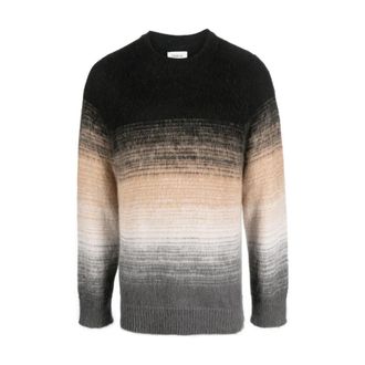 Laneus Multicolor Strickmode Aw23 Stilvolles Upgrade - - Knitwear - Herren - Schwarzk - L