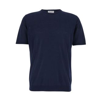 Roberto Collina Homme, Pulls, Bleu, Taille: XL Cotone