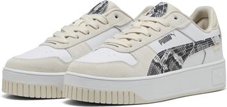 Puma Damen Carina Street Snake CHIC Sneaker, White-Alpine Snow, 37 EU