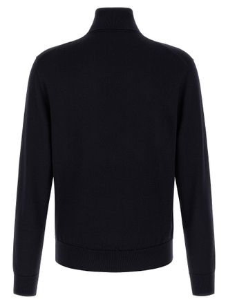 Dolce & Gabbana Virgin Wool Turtleneck Sweater - Navy